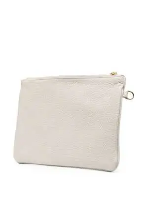 Eleventy Logo-stamp Leather Clutch