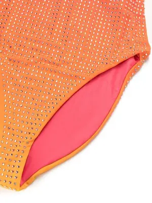 SELF-PORTRAIT Hotfix Off-shoulder One-piece
