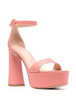 GIANVITO ROSSI Holly 115mm Platform Sandals - Pink