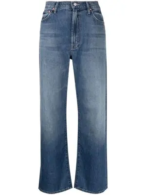 MOTHER The Dodger Ankle Jeans - Blue