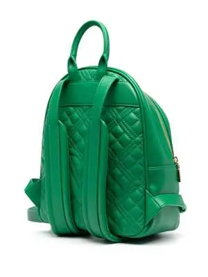 Moschino Quilted Logo-plaque Backpack