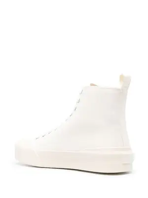 JIL SANDER High-top Leather Sneakers