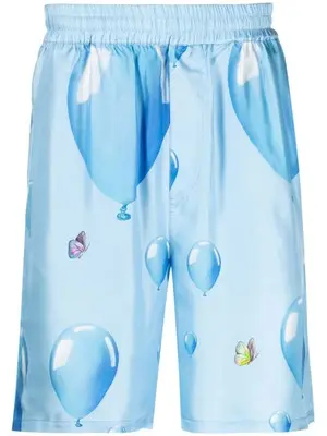 3.PARADIS Dreaming Balloons Silk Shorts