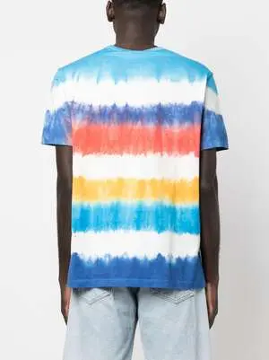 Paul & Shark Tie-dye Print Cotton T-shirt