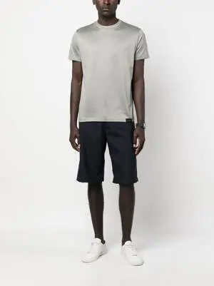 LARDINI Logo-patch Bermuda Shorts