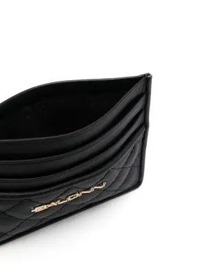 BALDININI Quilted Leather Card Holder