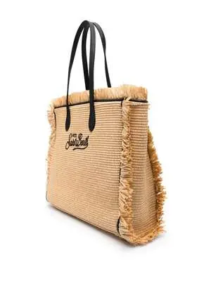 MC2 SAINT BARTH Vanity Interwoven-straw Tote Bag