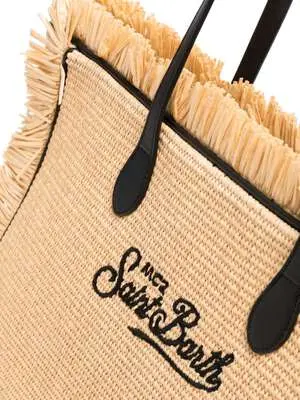MC2 SAINT BARTH Vanity Interwoven-straw Tote Bag