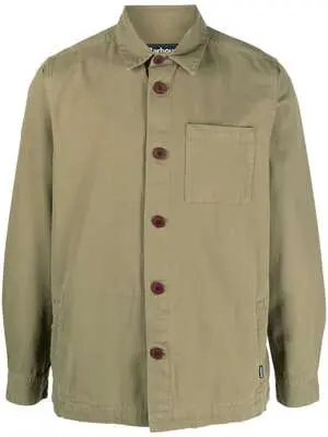Barbour Patch-pocket Cotton Shirt - Green