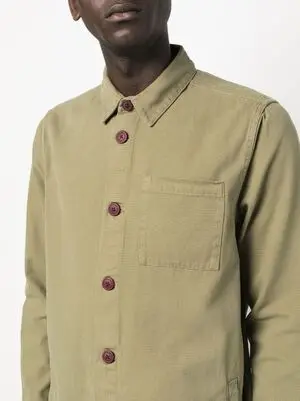 Barbour Patch-pocket Cotton Shirt - Green