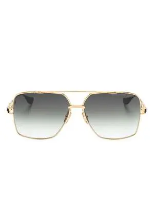 Dita Square Frame Sunglasses - Gold