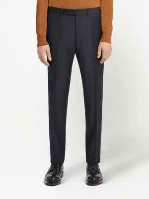 Zegna Trofeo Single-breasted Wool Suit - Blue