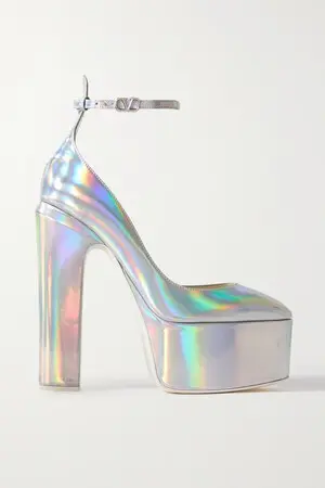Valentino Garavani Tan-go 155 Iridescent Platform Pumps