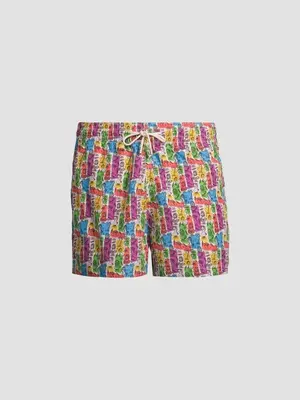 ARRELS BARCELONA Italians Do It Better Graphic Swim Shorts - Multi