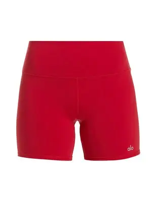 Alo Yoga Airbrush High-waist 5" Biker Shorts