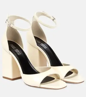 Paris Texas Paris Texas Fiona Leather Sandals Beige