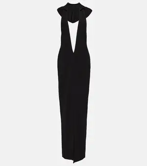 MONOT Mônot Hooded Maxi Gown - Black