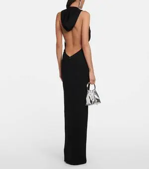 MONOT Mônot Hooded Maxi Gown
