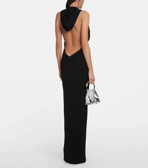 MONOT Mônot Hooded Maxi Gown