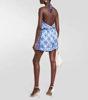 Poupette St Barth Isabelle Printed Halterneck Jumpsuit