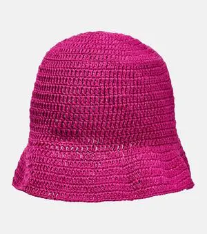 Anna Kosturova Crochet Bucket Hat - Pink