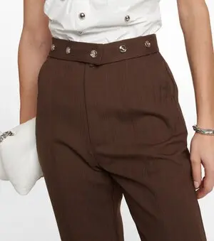 JACQUES WEI High-rise Straight Pants