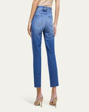 L'Agence Sada High-rise Slim Crop Jeans