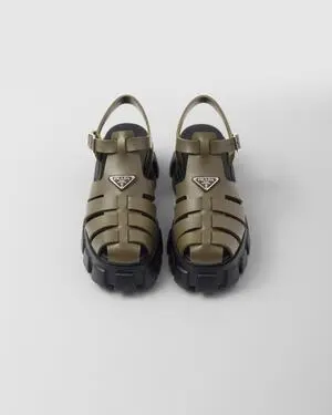 Prada Monolith Rubber Sandals