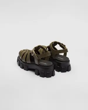 Prada Monolith Rubber Sandals