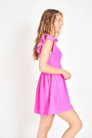 LoveShackFancy Athalia Mini Dress
