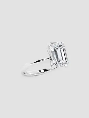 LAB GROWN DIAMONDS 14k & 5.5 Tcw Emerald-cut Lab-grown Diamond Solitaire Ring