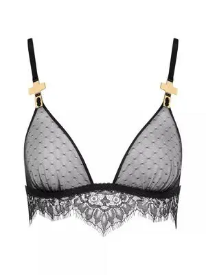 MAISON CLOSE Inspiration Divine Charm-detail Bra - Black