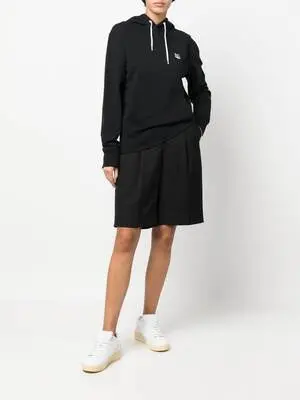 Maison Kitsuné Logo-embroidered Cotton Hoodie