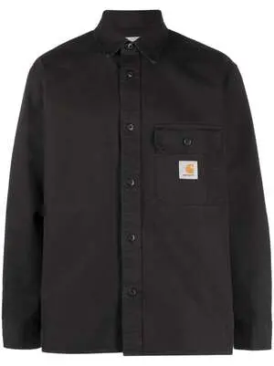 Carhartt Work In Progress Logo-patch Cotton Shirt