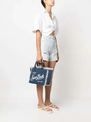MC2 SAINT BARTH Colette Canvas Beach Bag