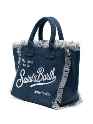 MC2 SAINT BARTH Colette Canvas Beach Bag