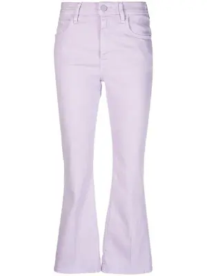 Jacob Cohen Victoria Cropped Flare Jeans - Purple