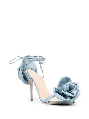 Magda Butrym 110mm 3d Flower Sandals