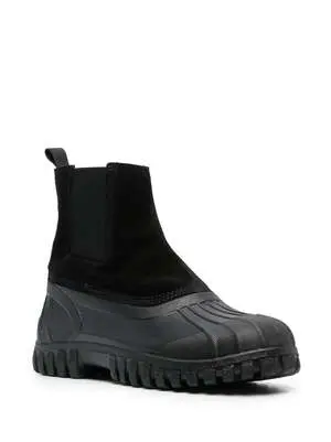 Diemme Suede-panelled Ankle Boots - Black