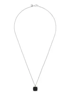 Tom Wood Cushion Onyx Pendant Necklace
