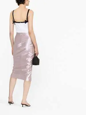 MSGM Bow-detail Crop Top