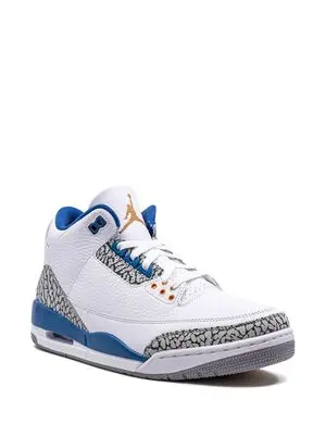 JORDAN Air 3 Wizards Sneakers - White