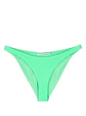 Alexander Wang High-cut Bikini Bottom - Green