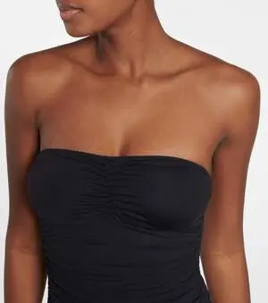 Melissa Odabash Strapless Swimsuit - Black