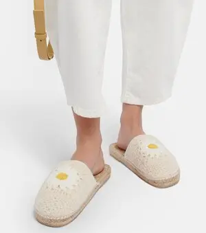 Alanui Daisy Crochet Espadrilles