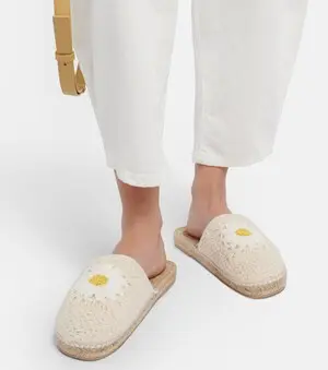 Alanui Crochet Espadrilles - White
