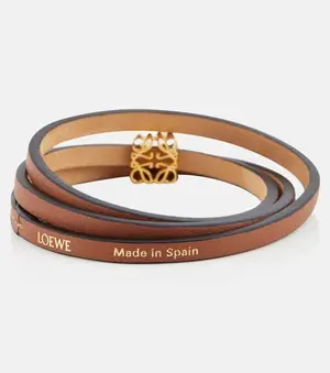 Loewe Paula's Ibiza Twist Leather Bracelet