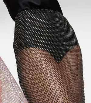 Giuseppe Di Morabito Crystal-embellished Maxi Skirt - Black