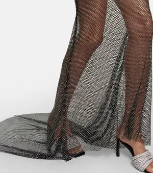 Giuseppe Di Morabito Crystal-embellished Maxi Skirt - Black