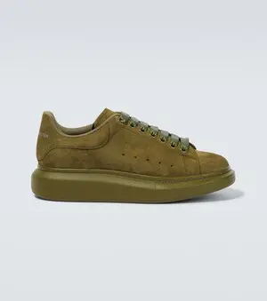 Alexander McQueen Alexander McQueen Oversized Suede Sneakers Green